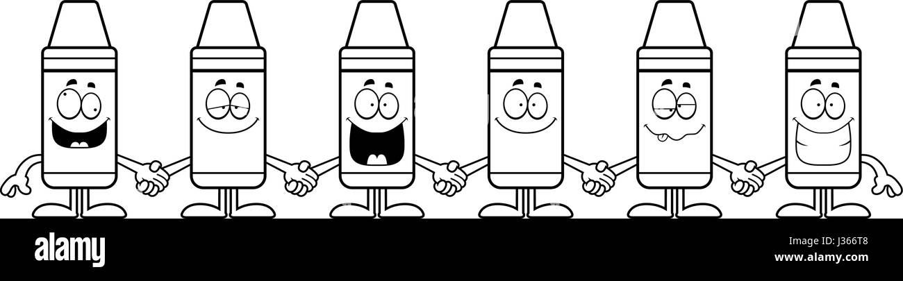 Black And White Crayon Clipart