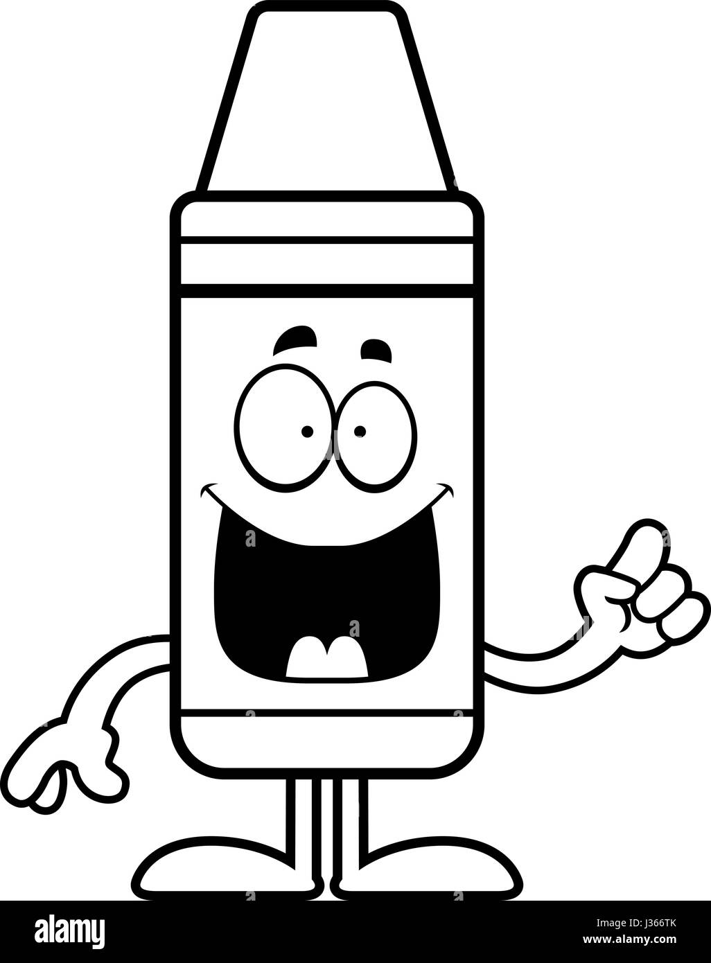 Crayon Clip Art Black And White
