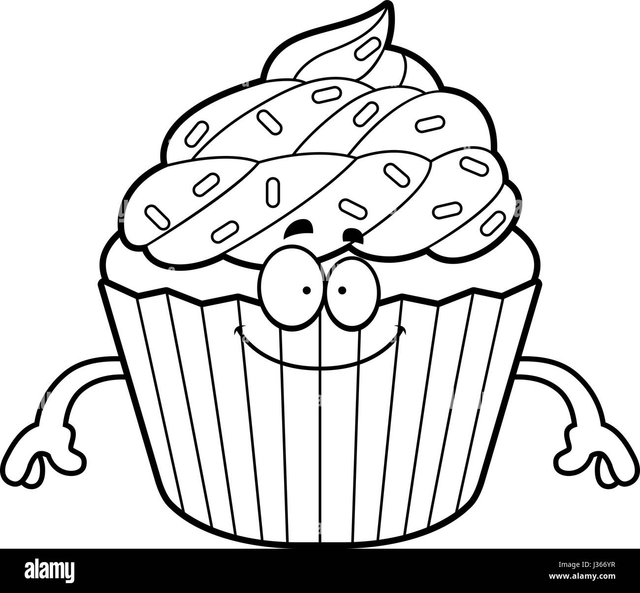 Cupcakes Clipart Black And White