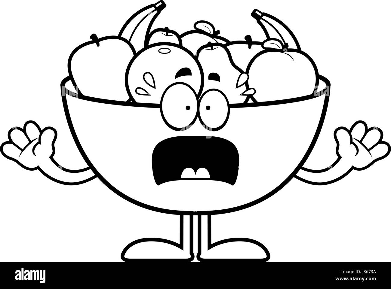 Scared fruit Black and White Stock Photos & Images - Alamy