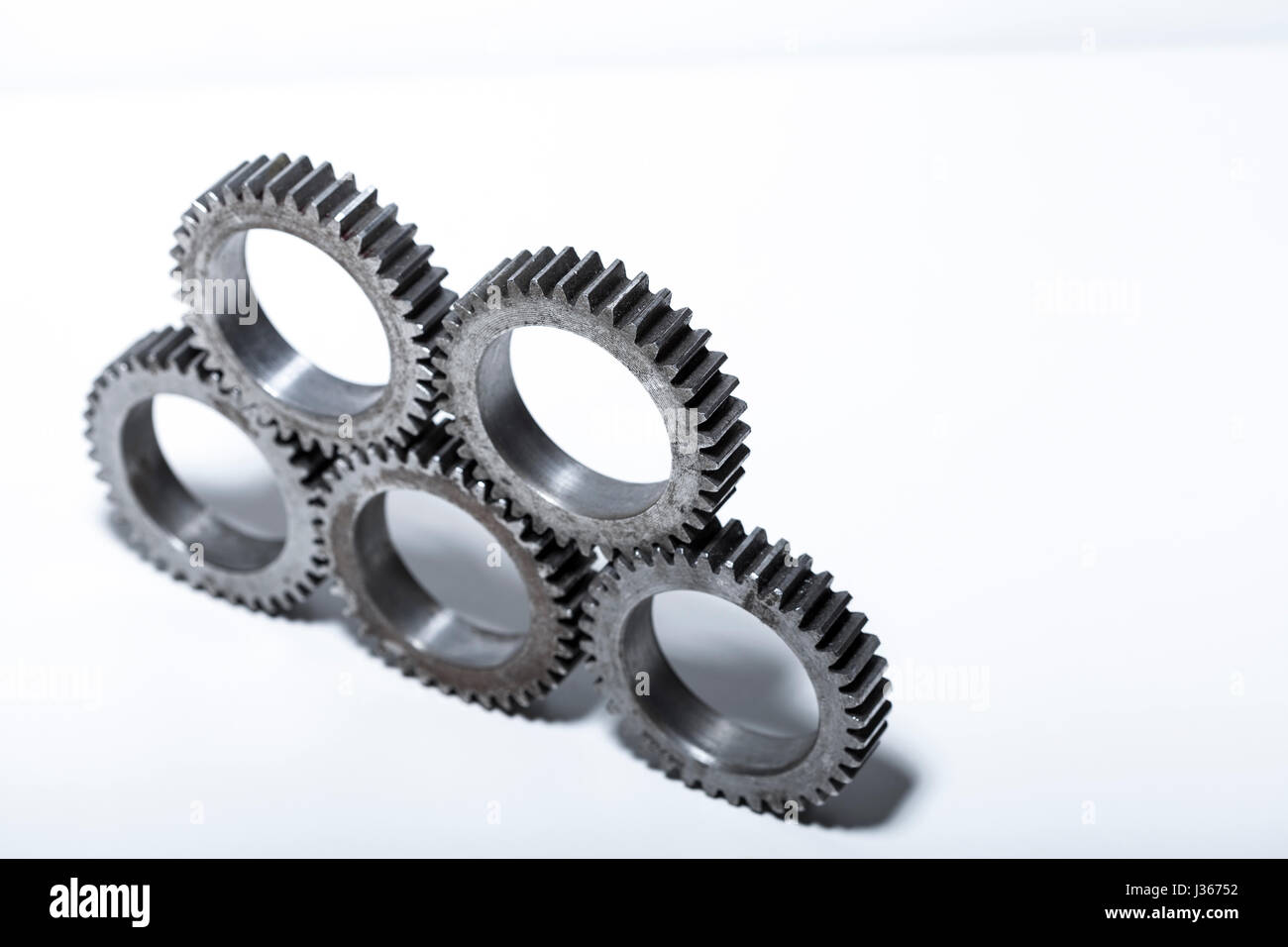 Stacked Machine Gears Stock Photo - Alamy