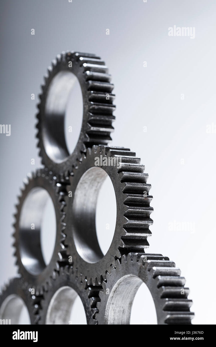Stacked machine gears hi-res stock photography and images - Alamy