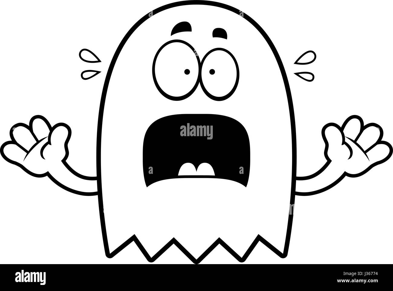 Screaming ghost Stock Vector Images - Alamy