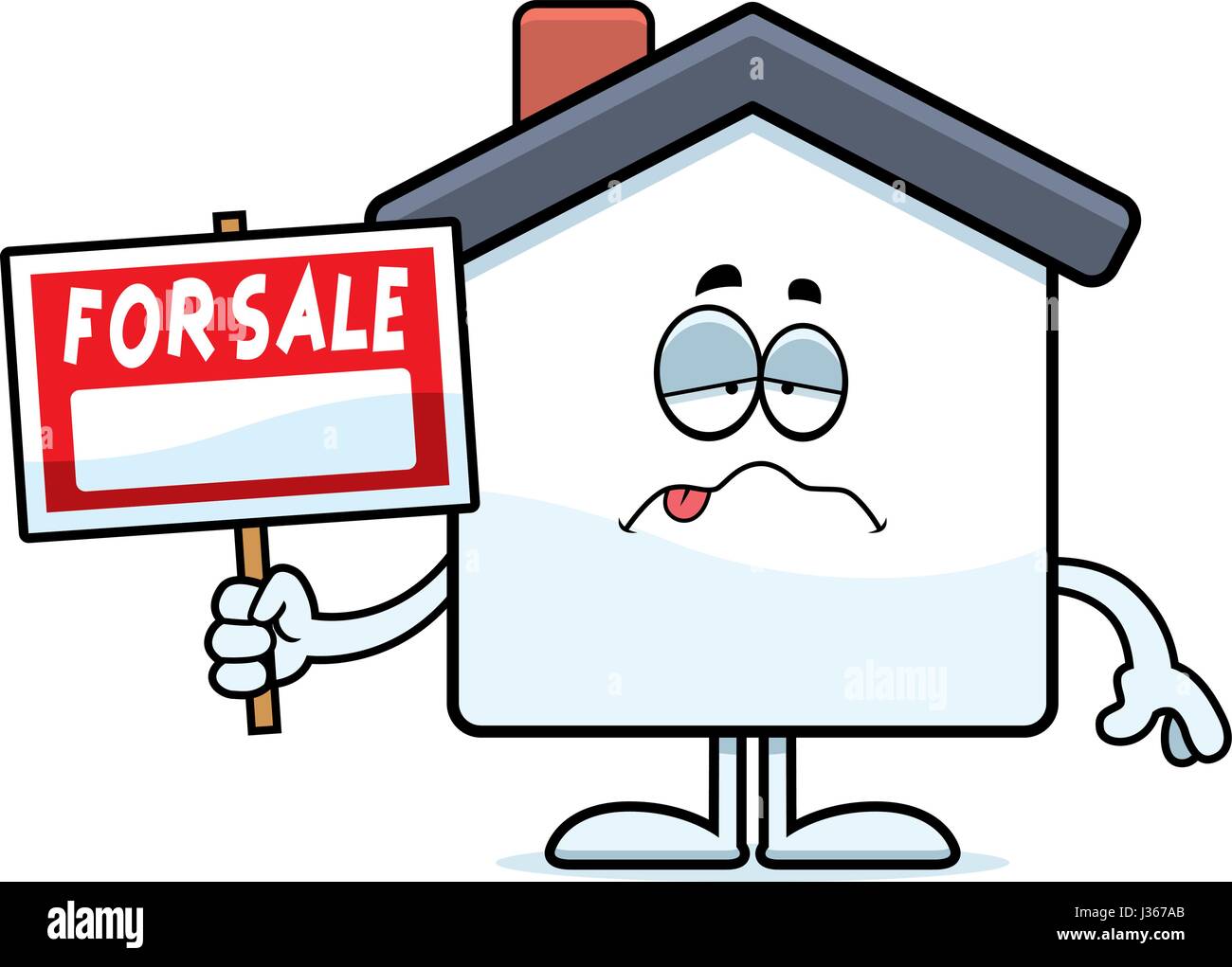 Cartoon house sick hi-res stock photography and images - Alamy
