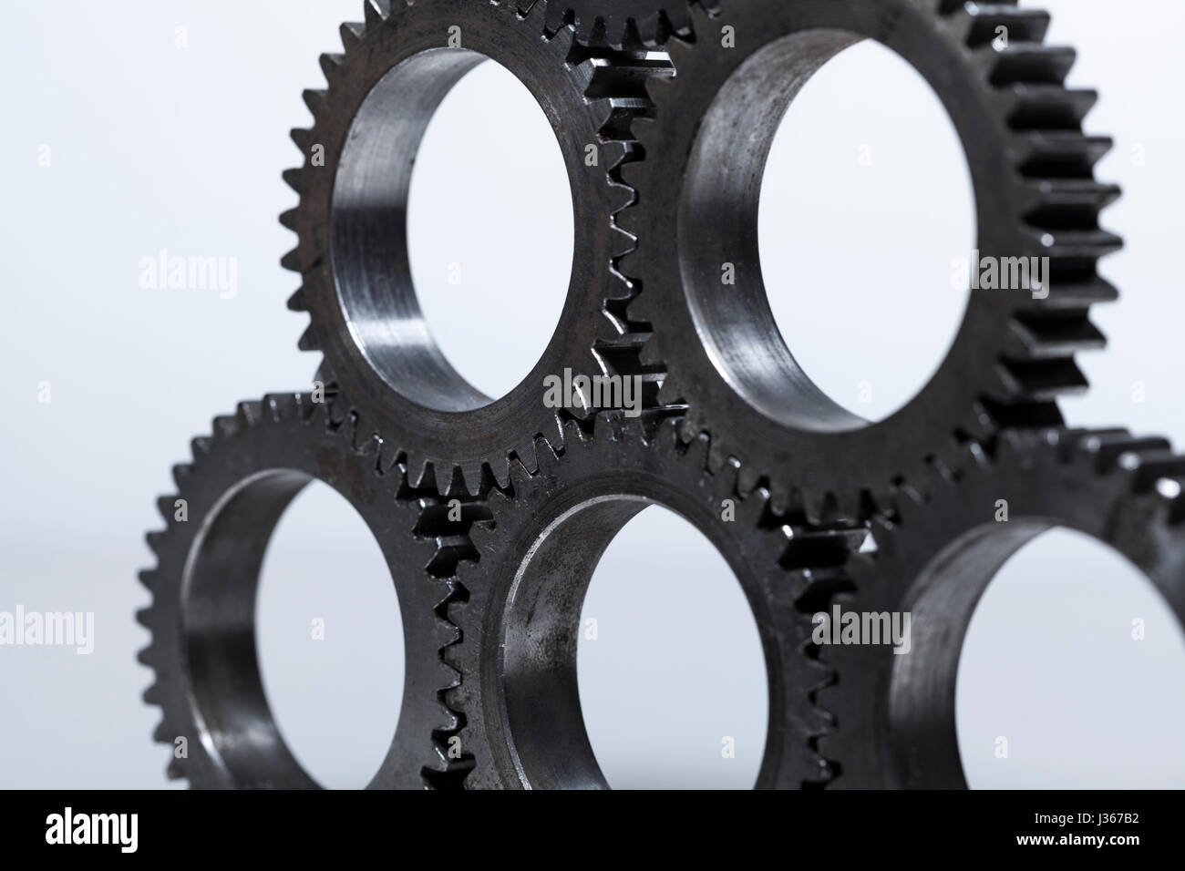 Stacked Machine Gears Stock Photo - Alamy