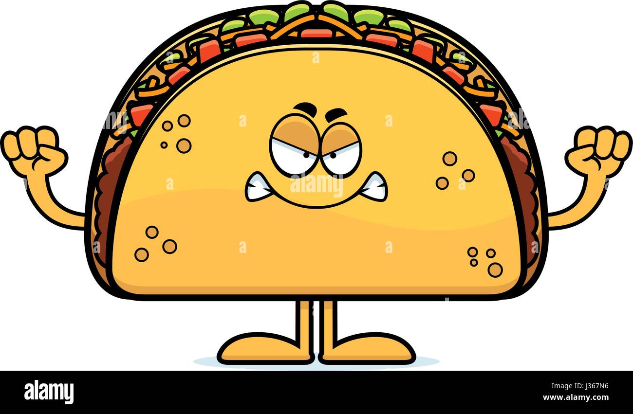 Angry taco Stock Vector Images - Alamy