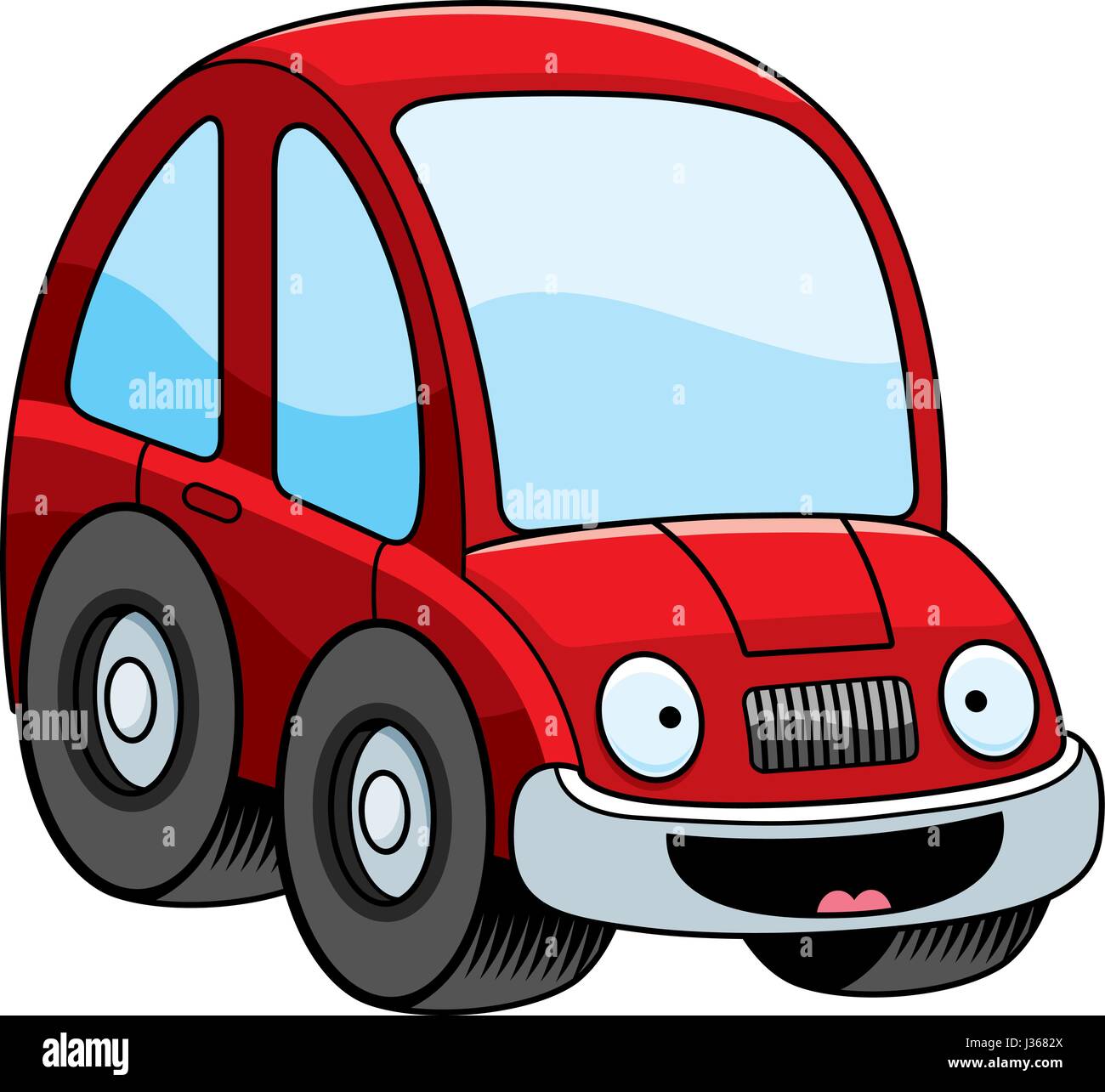 A cartoon illustration of a car smiling Stock Vector Image & Art - Alamy