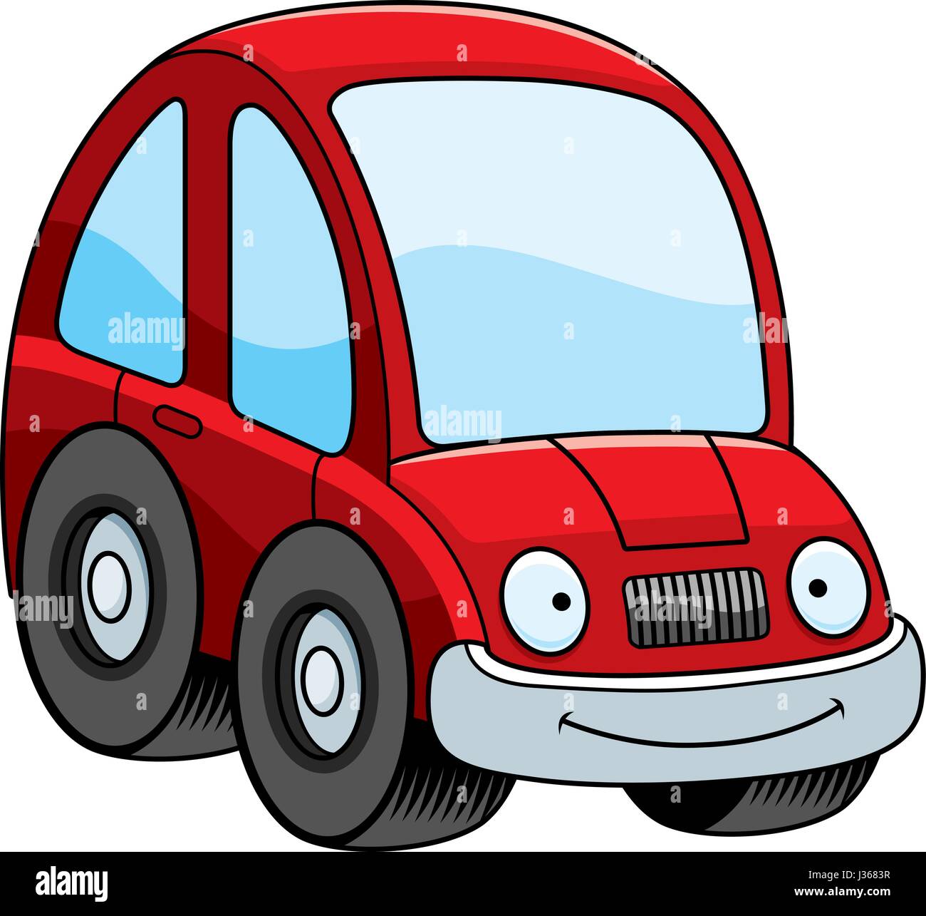 A cartoon illustration of a car smiling Stock Vector Image & Art - Alamy