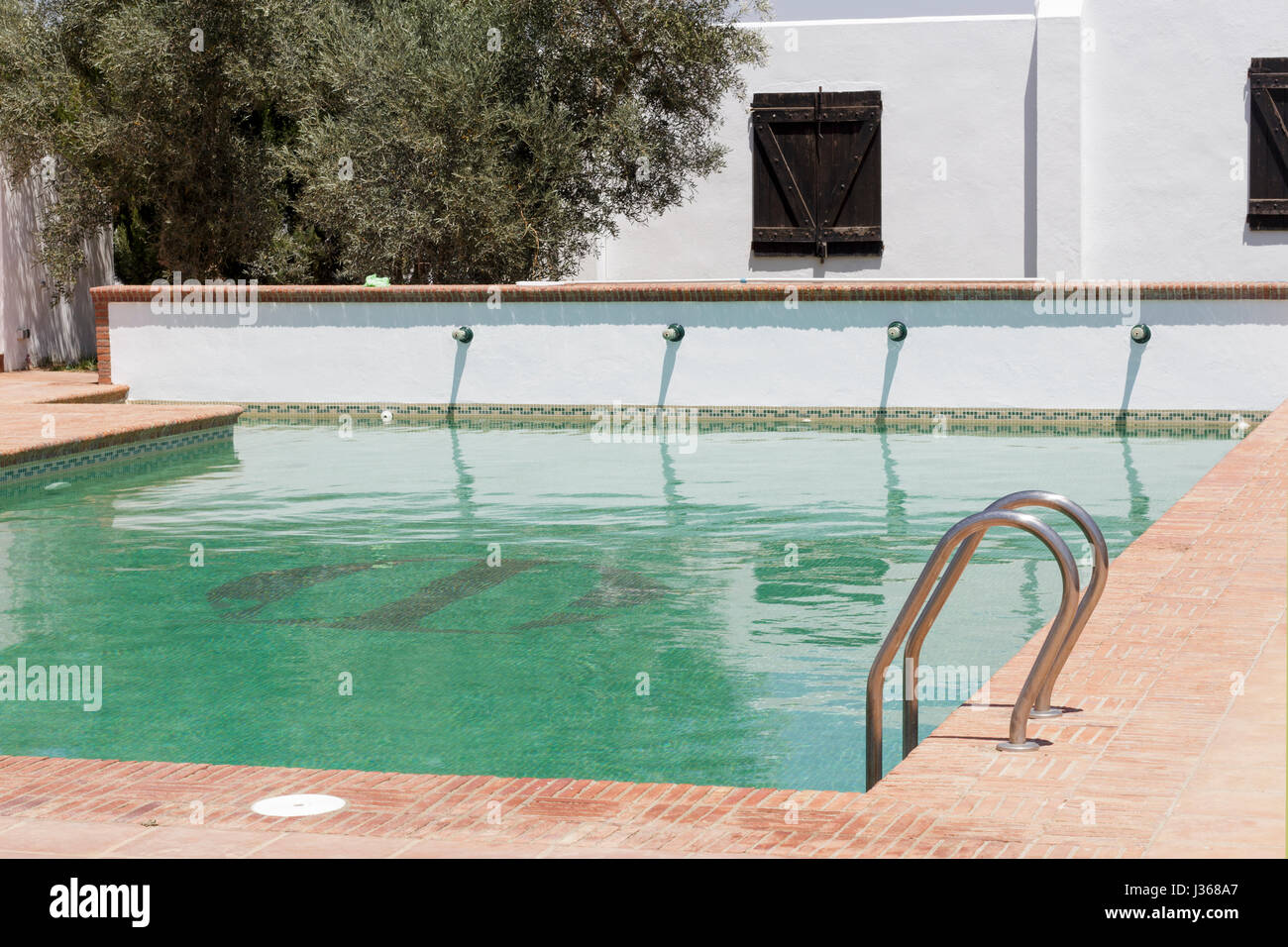 Olive tree swimming pool hi-res stock photography and images - Alamy