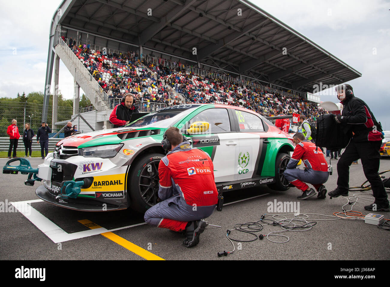 Moscow, Russia - 12 June 2016: world championship WTCC at the Moscow ...