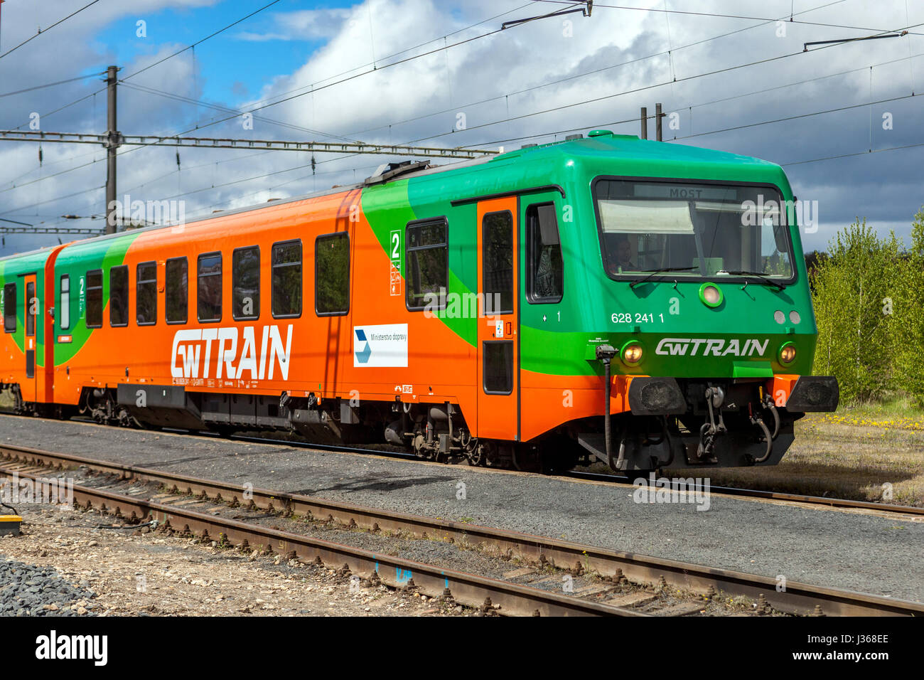 Regional Locomotive class 628, GW Train, Czech Republic Europe Stock ...
