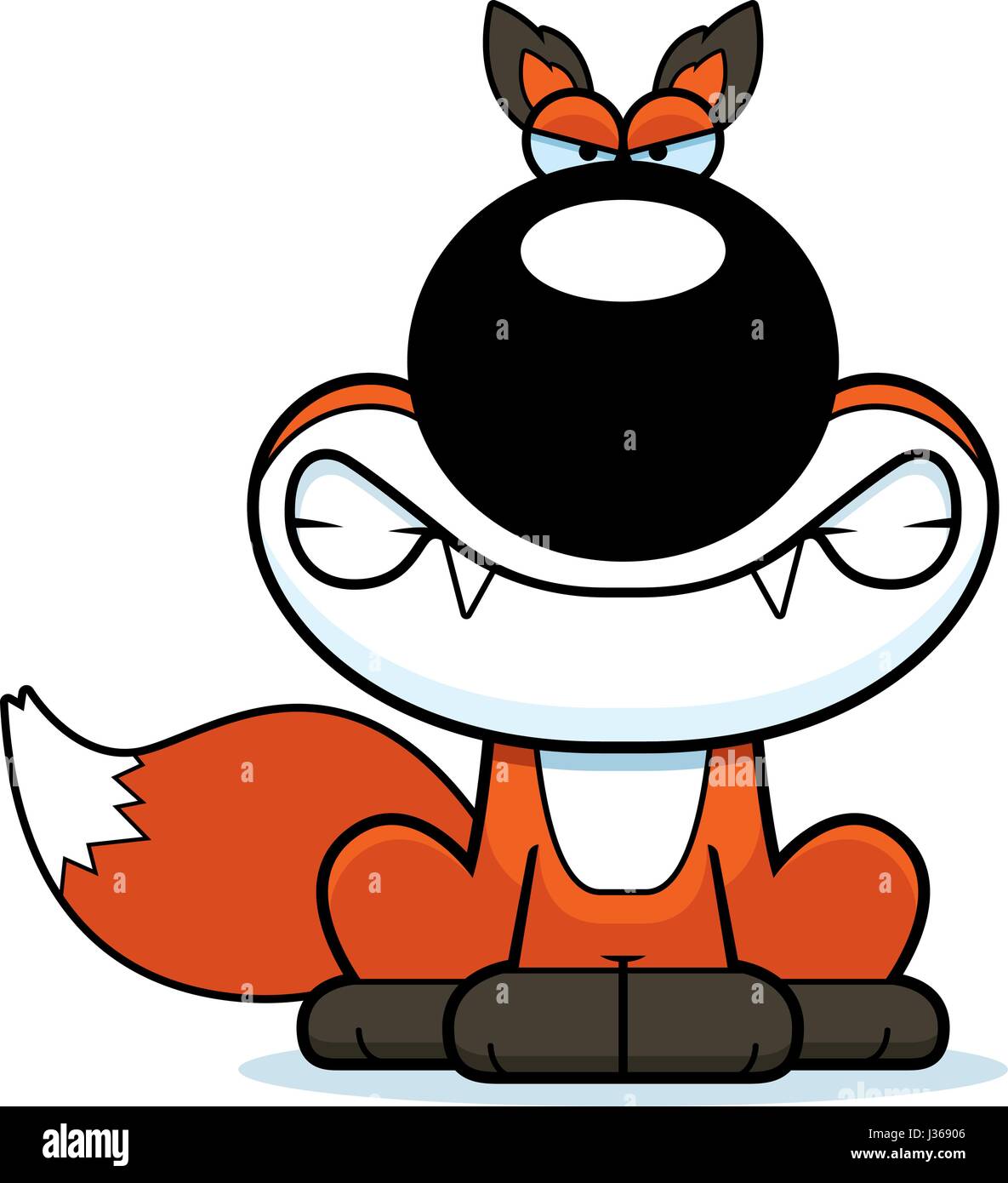 Mad fox Stock Vector Images - Alamy