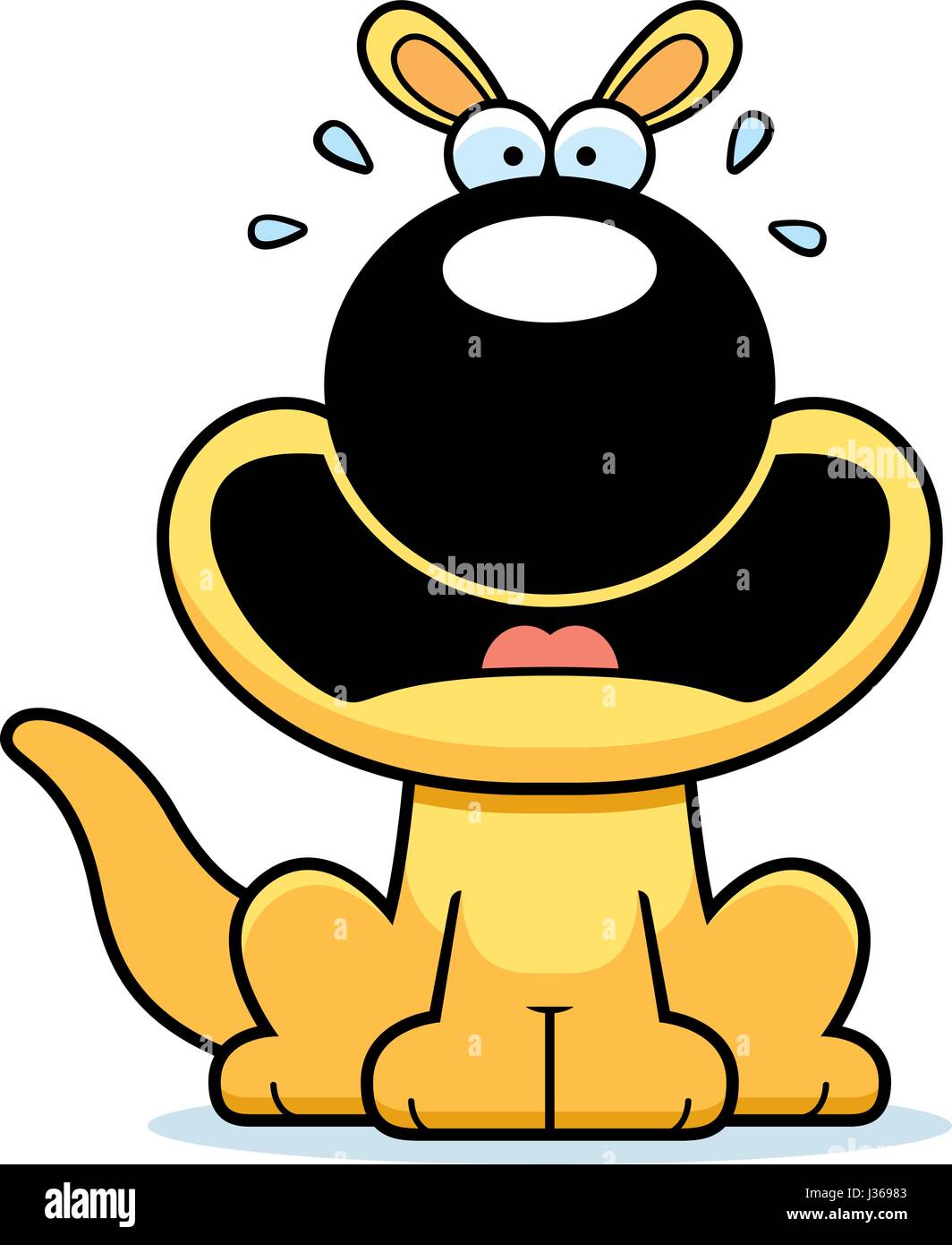 Screaming kangaroo Stock Vector Images - Alamy