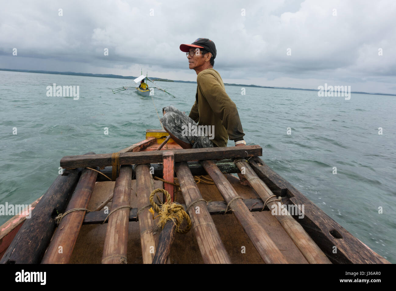 Pandanan Island, Philippines - April 30, 2017: Portrait of a Filipino ...