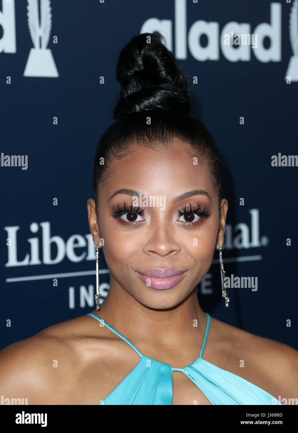 28th Annual GLAAD Media Awards - Arrivals Featuring: Bresha Webb Where ...