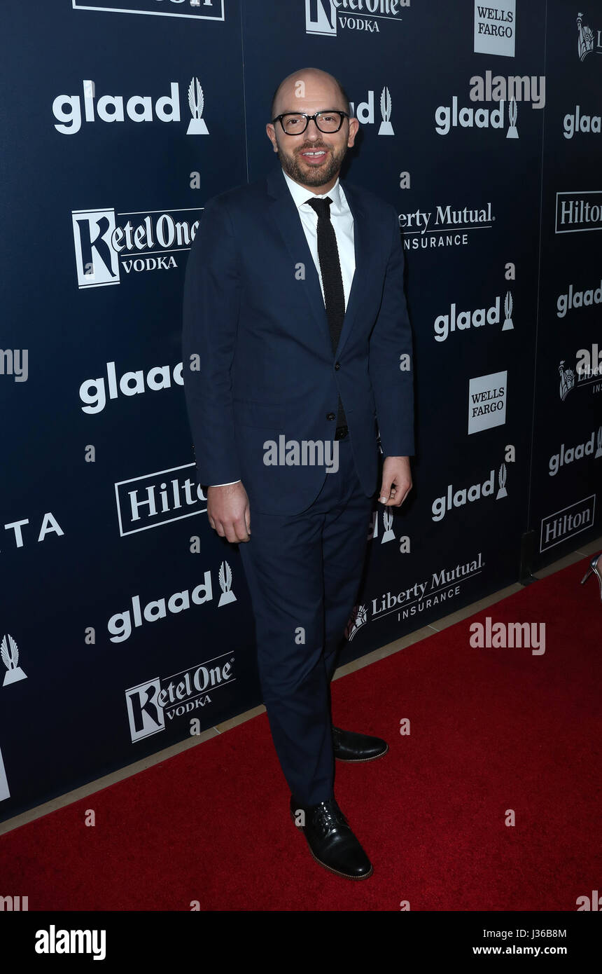28th Annual GLAAD Media Awards - Arrivals Featuring: Paul Scheer Where ...