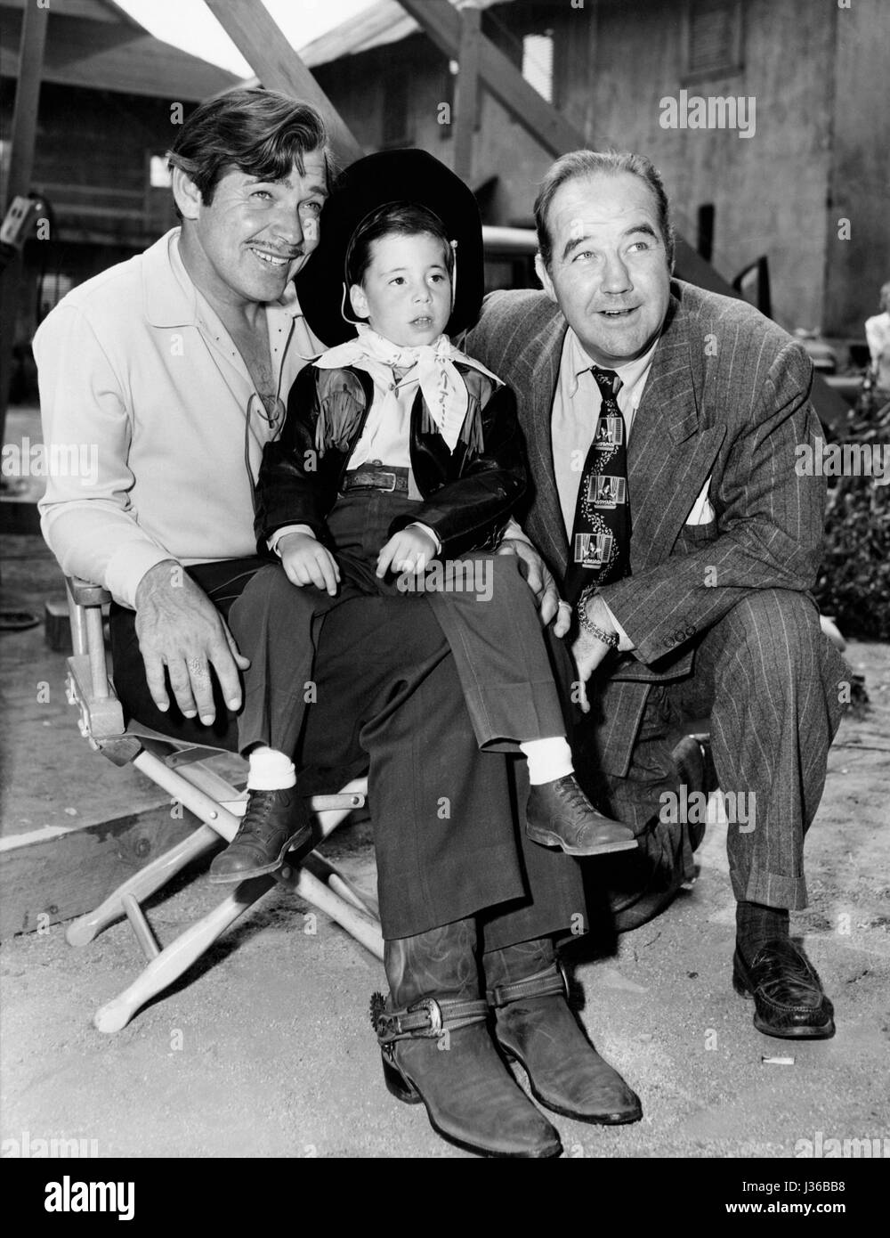 Lone star Year: 1952 - USA Director: Vincent Sherman Clark Gable, Broderick Crawford Shooting ...