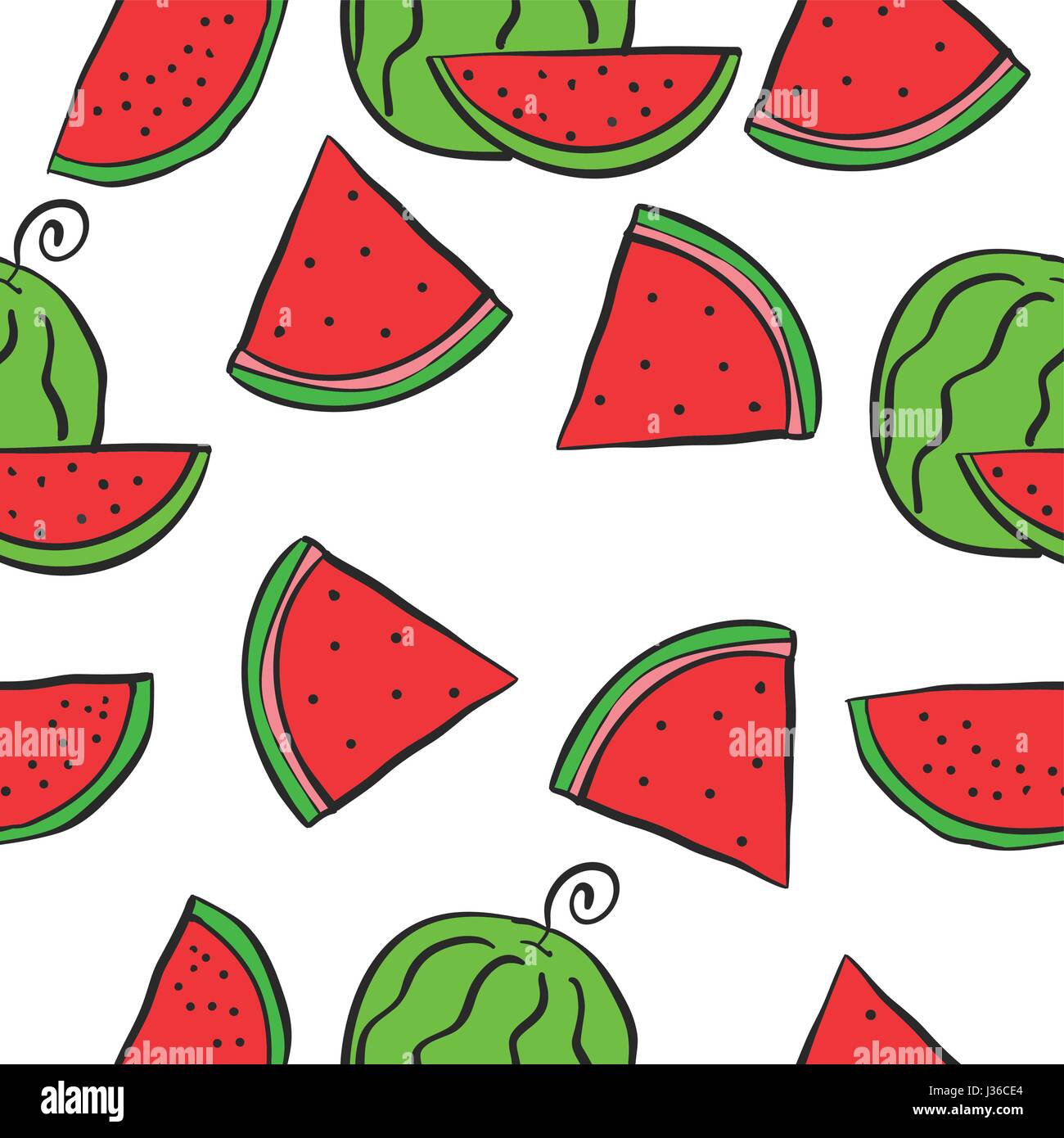 Collection of red fruit doodles Stock Vector Image & Art - Alamy