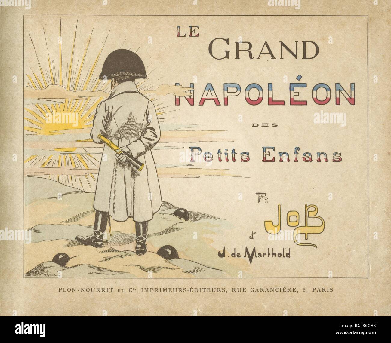 Illustration on the title page of the book for children 'Le Grand ...