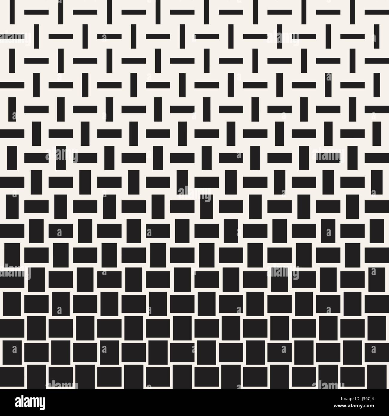 Vector Seamless Geometric Pattern. Halftone gradient stylish color ...