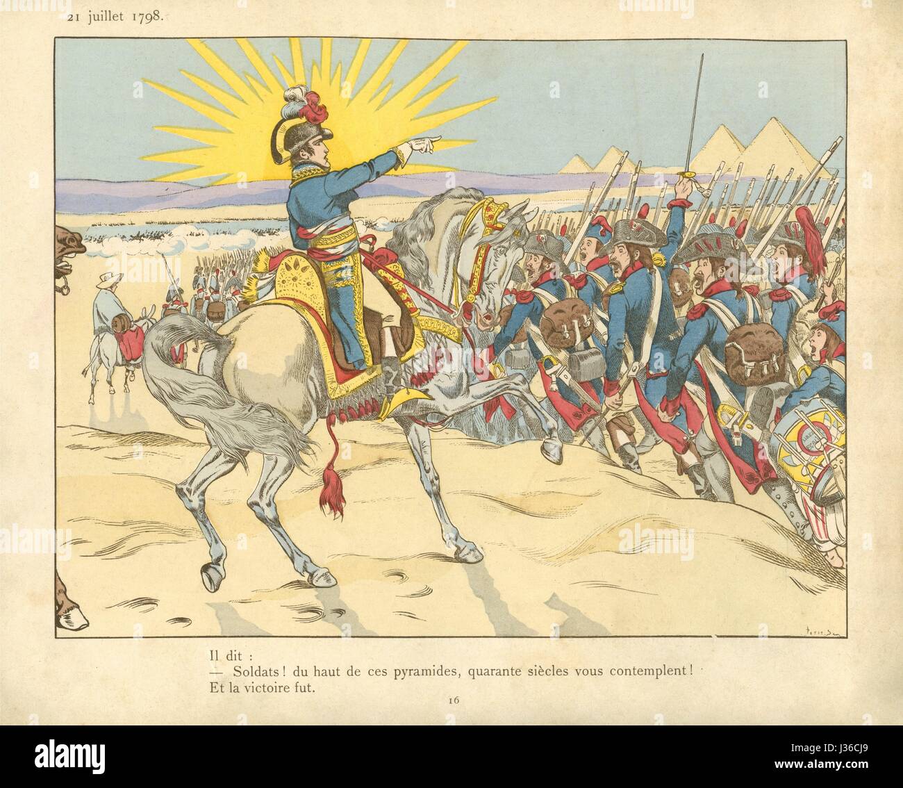 Napoleon at pyramids hi-res stock photography and images - Alamy