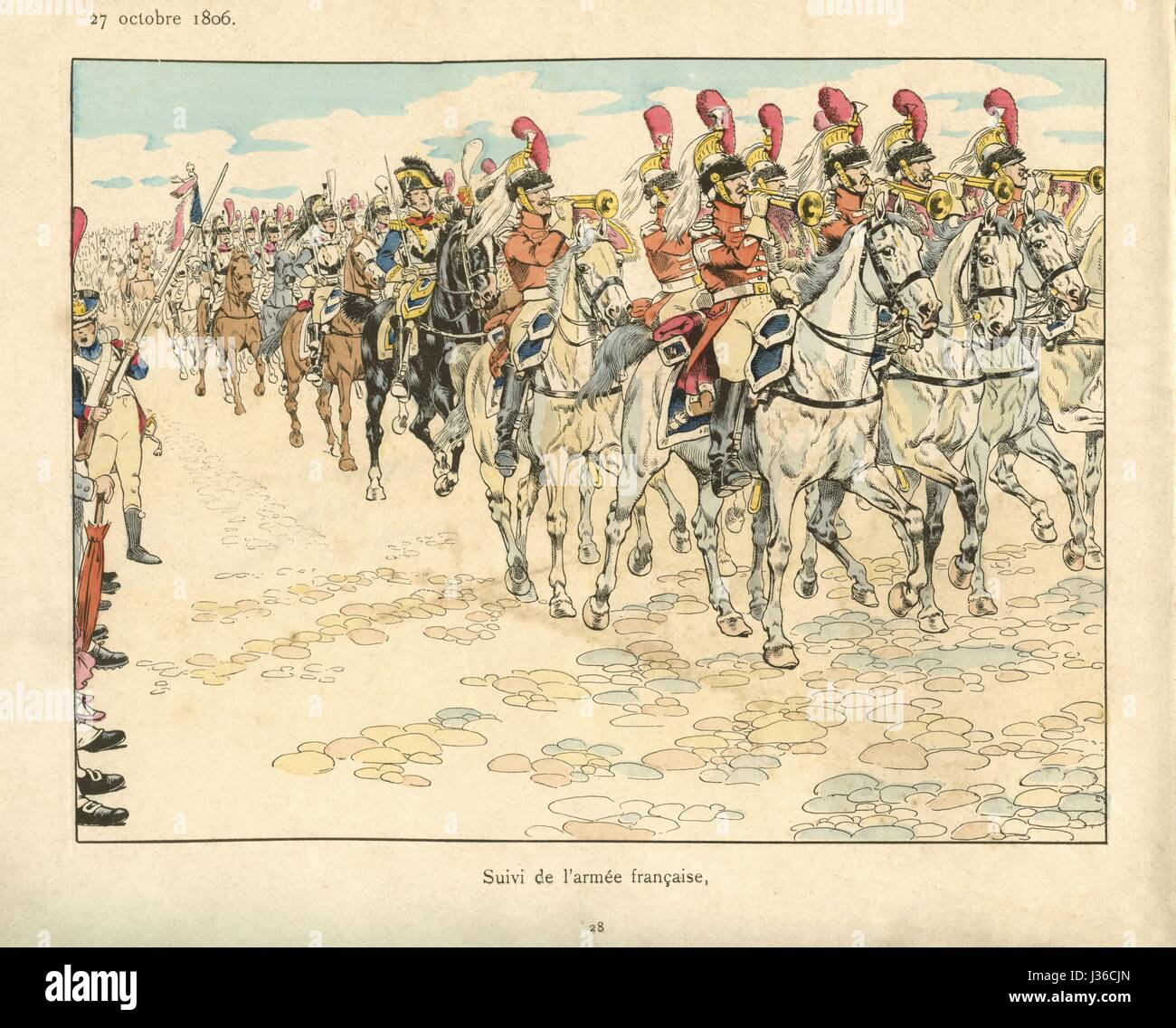 Napoleon I entering Berlin on October 27, 1806 Illustration on page 28 ...