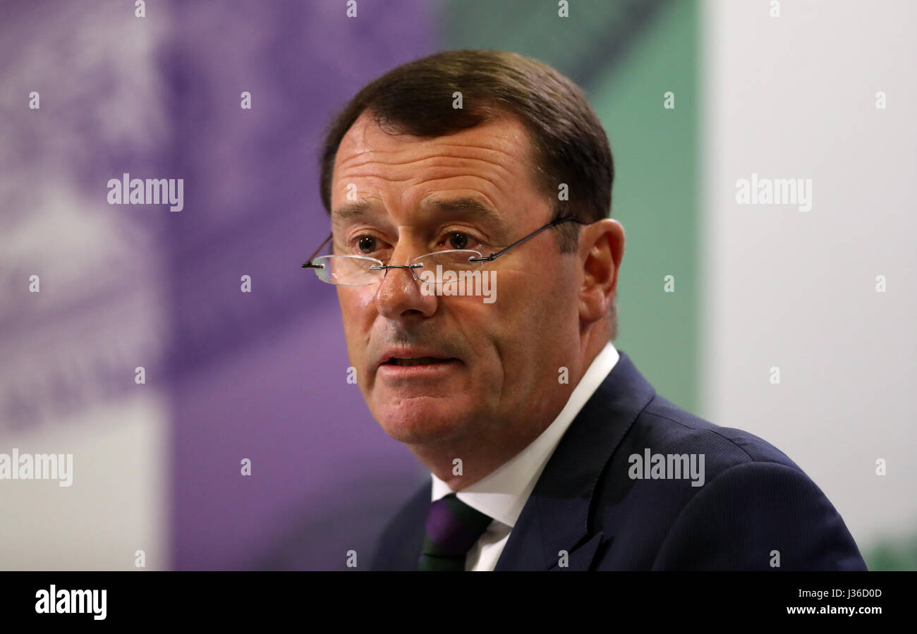During wimbledon spring press conference all england lawn tennis hi-res ...