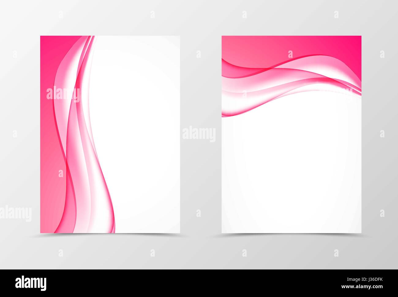 Front and back dynamic design flyer template Stock Vector Image & Art ...