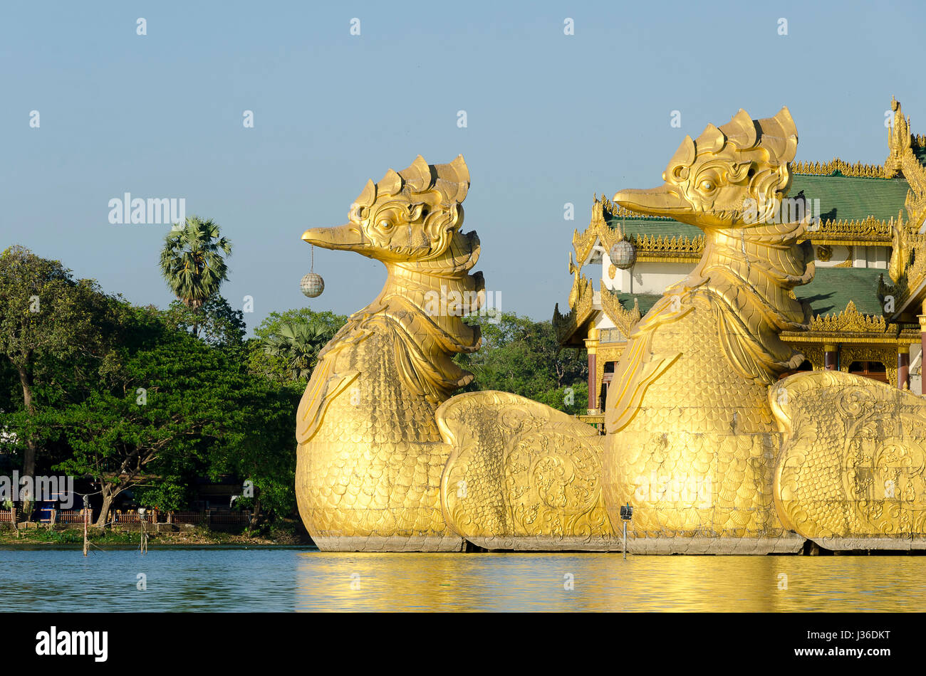 Royal Barge, Yangon, Myanmar Stock Photo - Alamy