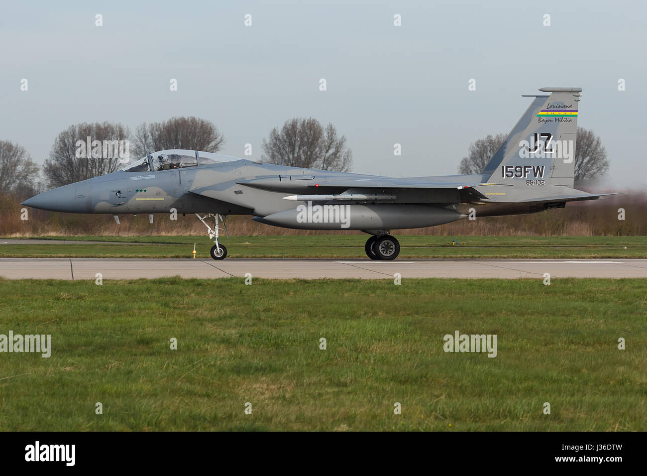 USAF F-15 Eagle during the Frisian Flag exercise Stock Photo - Alamy