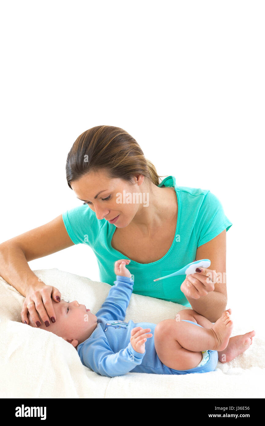 Baby temperature measurement hi-res stock photography and images - Alamy