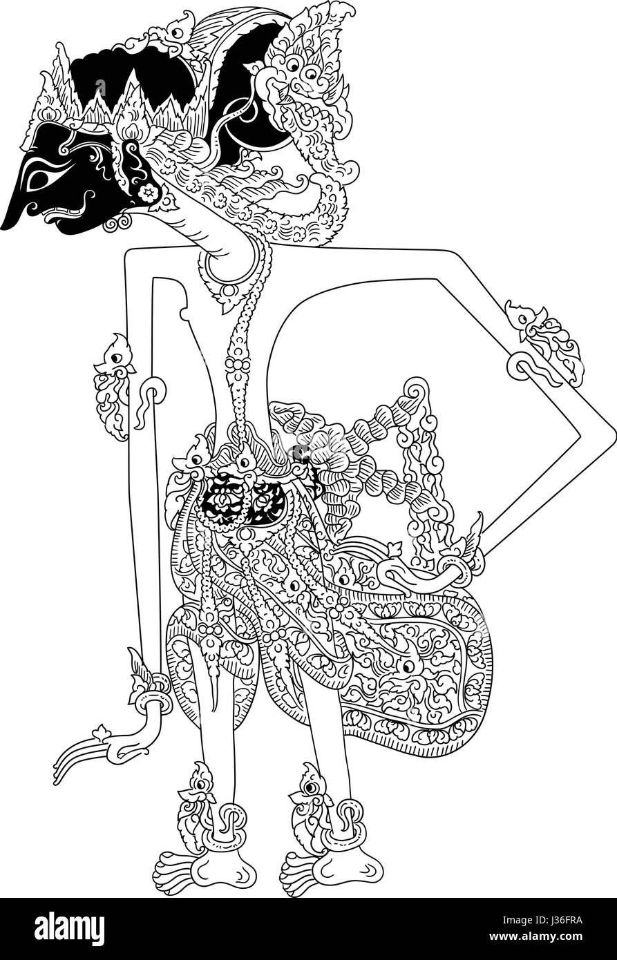 Wayang kulit from javanese art hi-res stock photography and images - Alamy