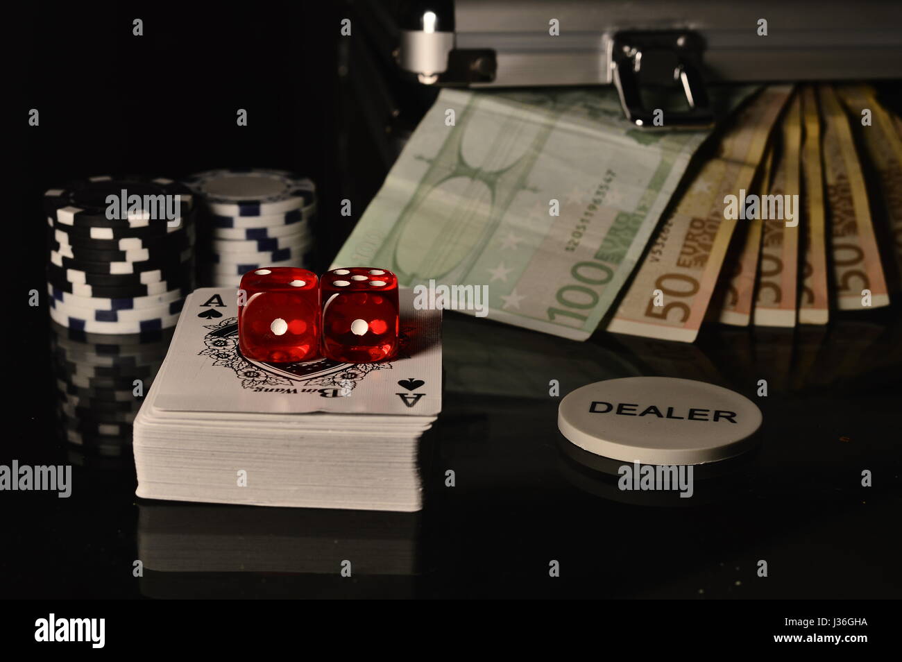 Cassino table hi-res stock photography and images - Alamy