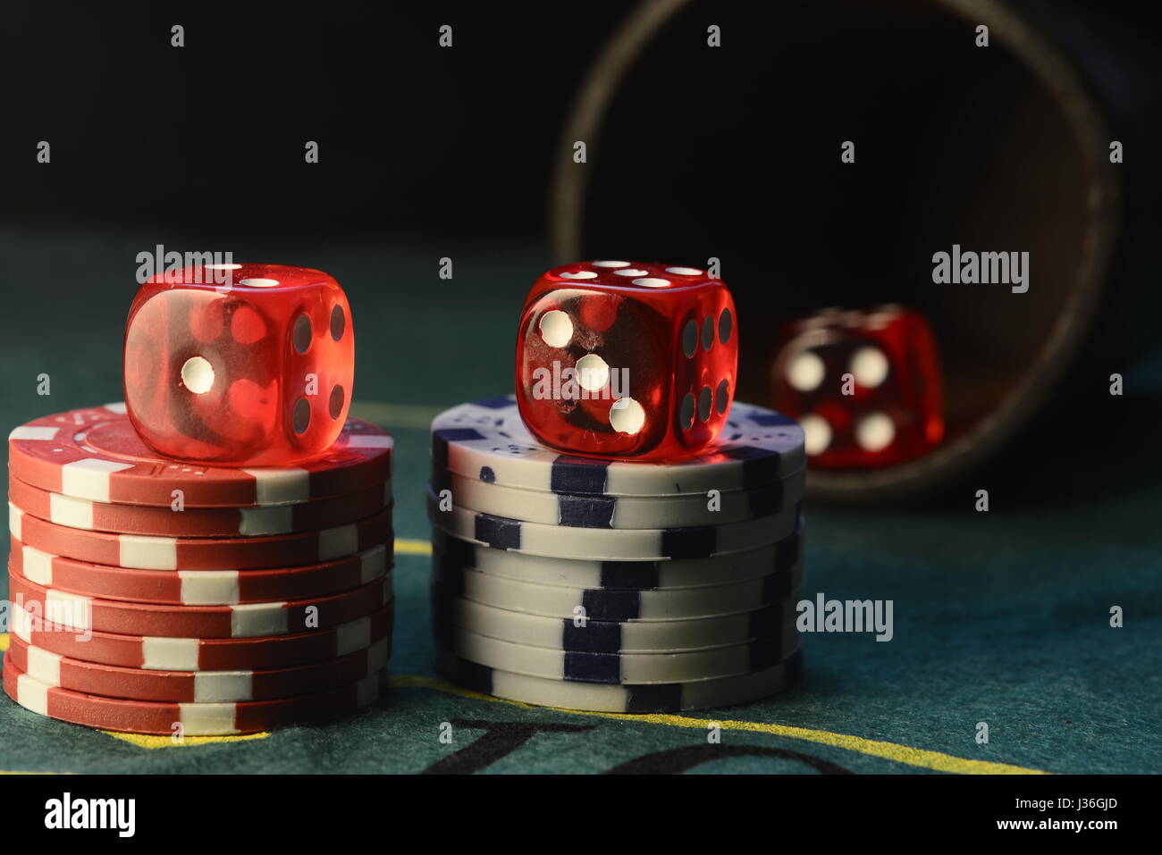 Cassino table hi-res stock photography and images - Alamy