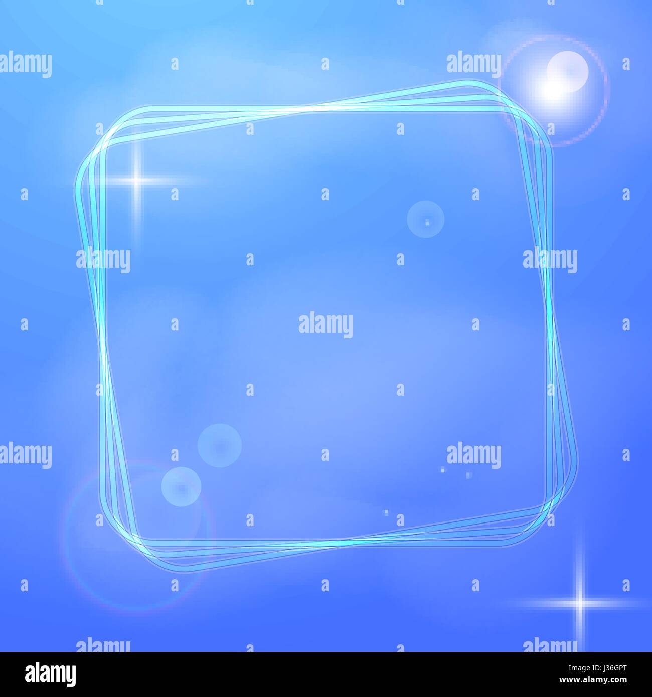 Border template blue sky Stock Vector Images - Alamy