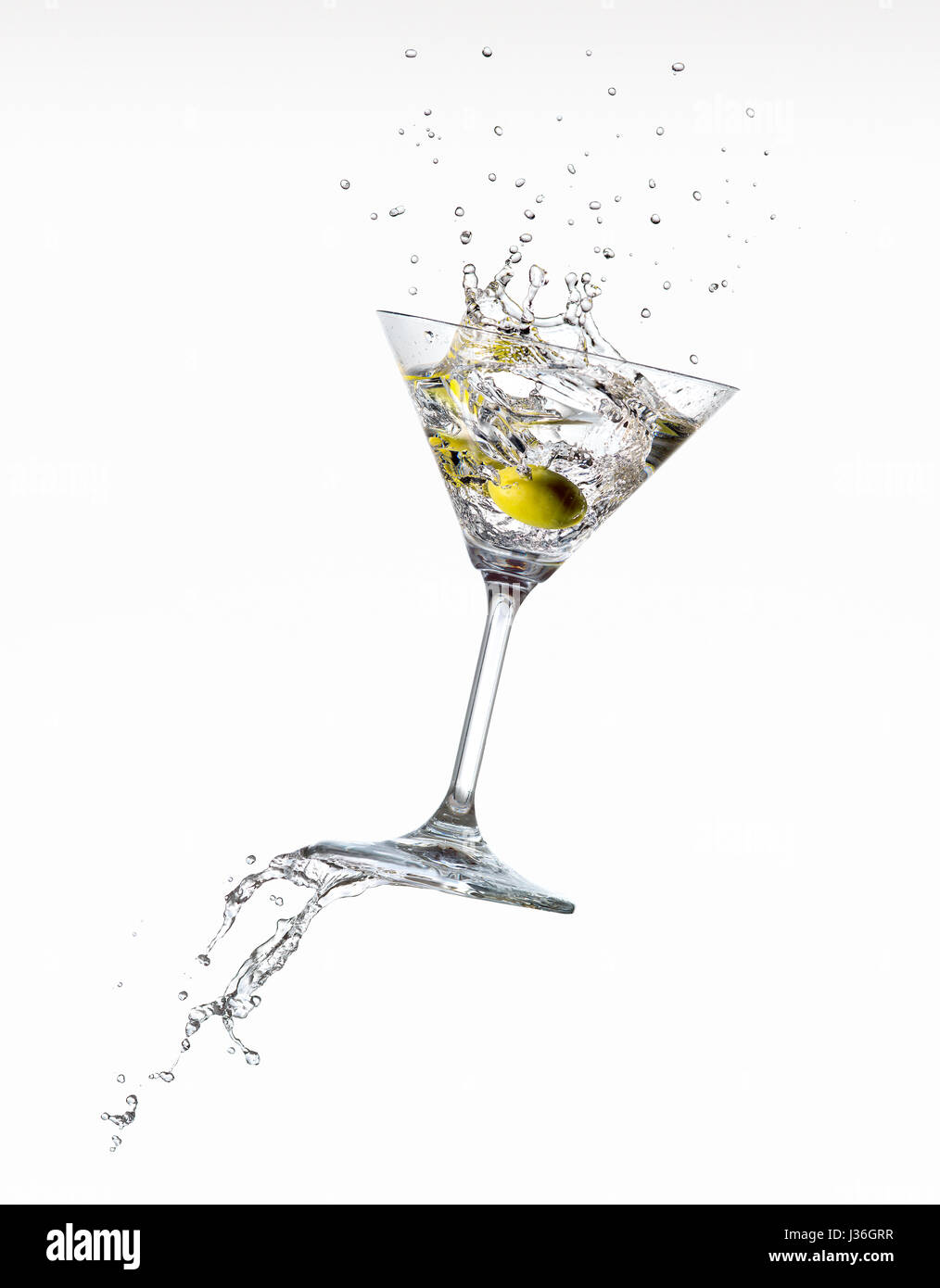 Martini splash hi-res stock photography and images - Alamy