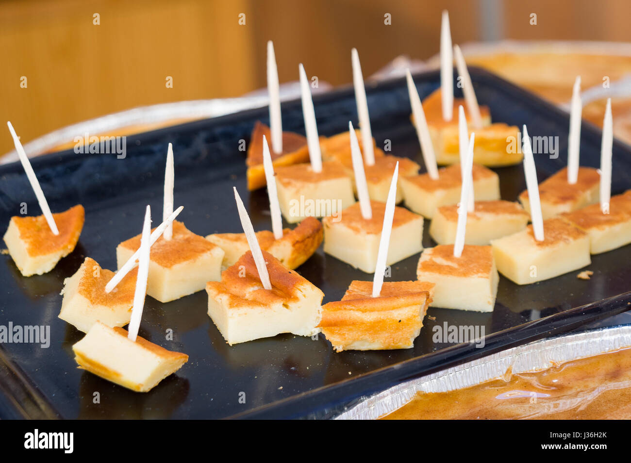 delicious artesanal cheesecake. Ibores cheese made in extremadura ...