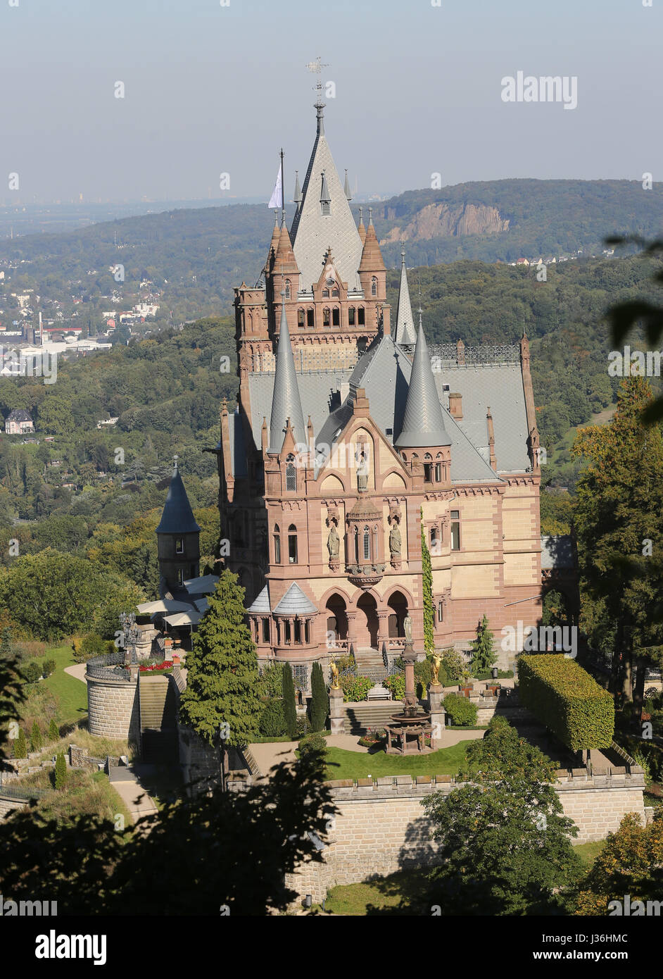 Germany, Königswinter,Schloss Drachenburg Castle Stock Photo - Alamy