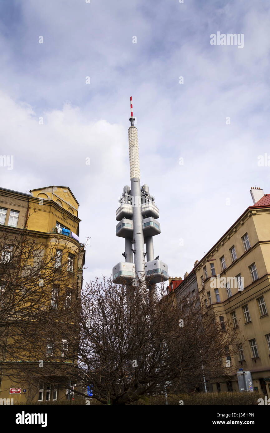 Prague zizkov tv tower hi-res stock photography and images - Alamy
