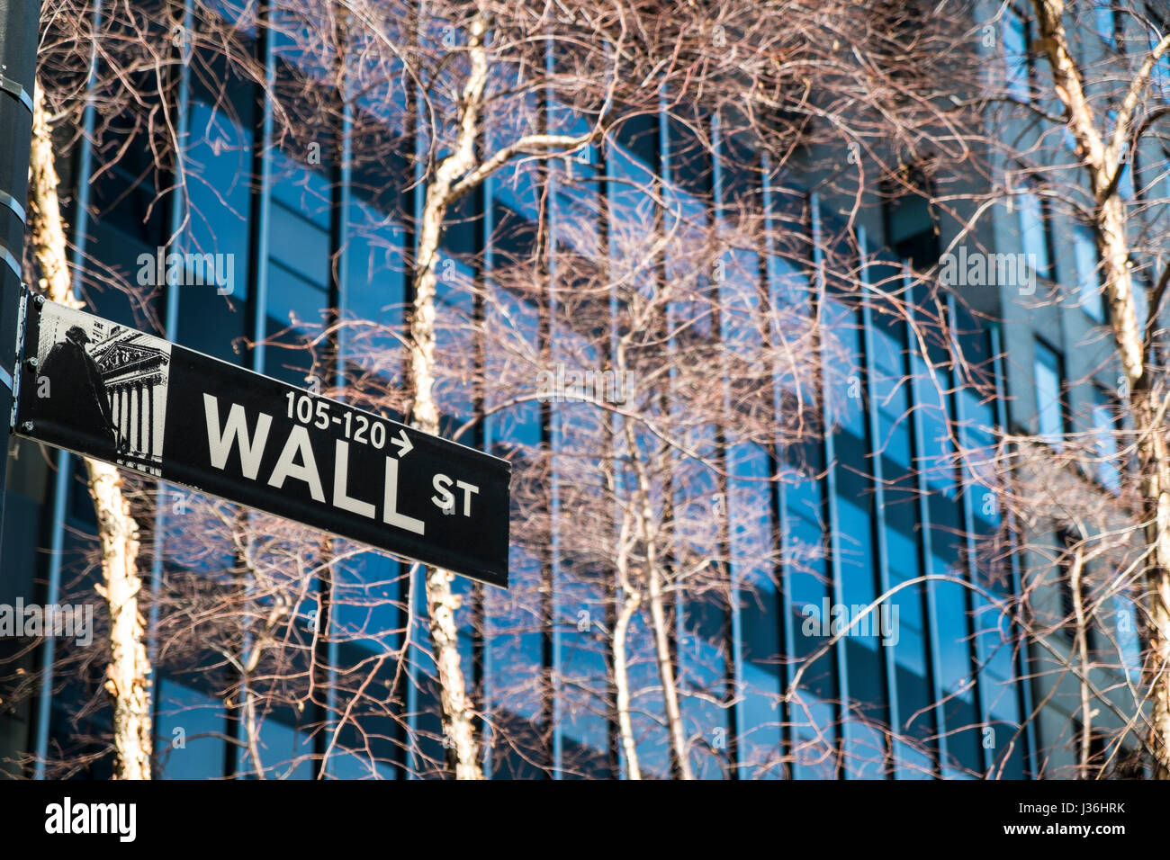 Sign for Wall Street in New York City Stock Photo - Alamy