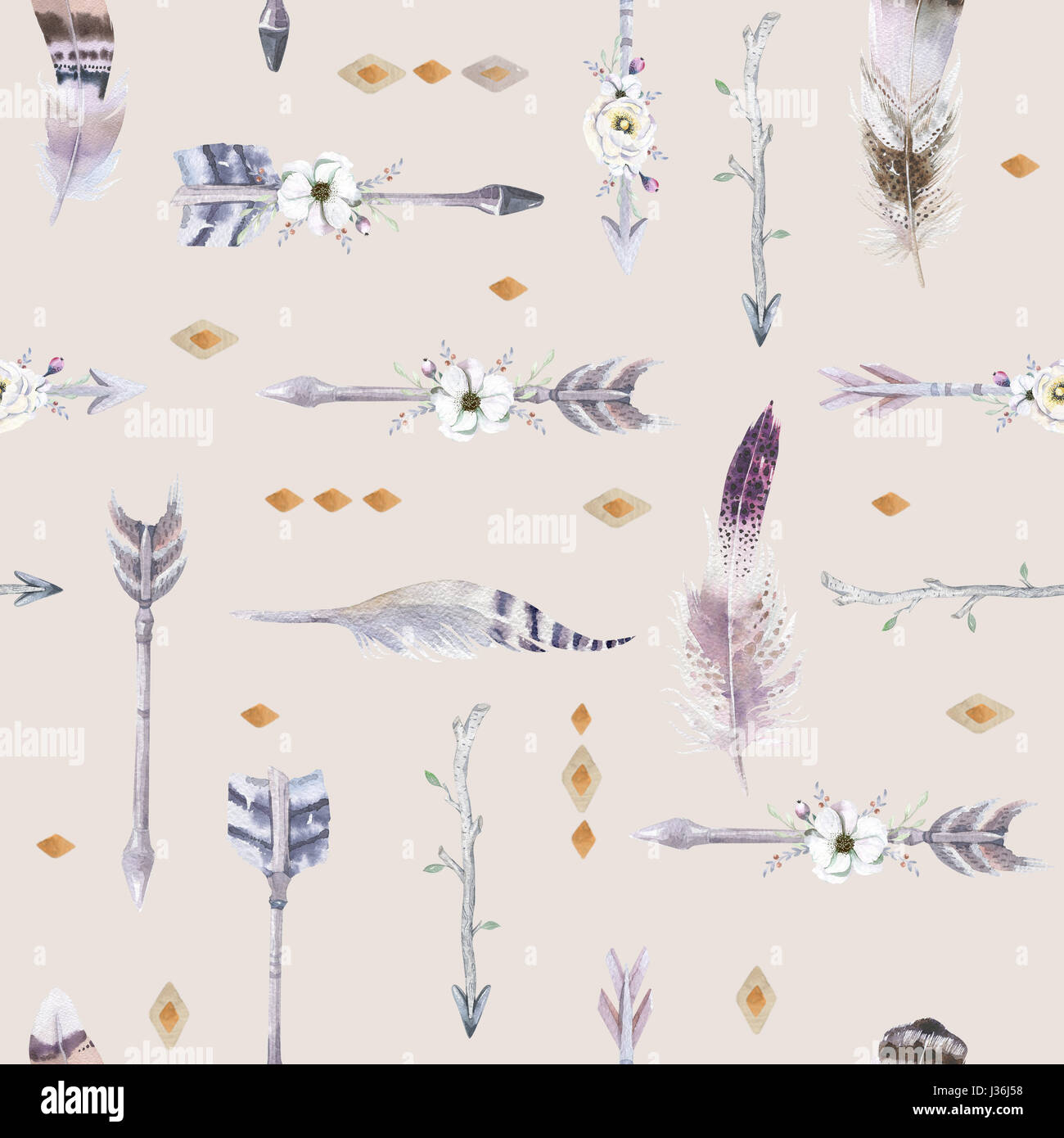 Boho arrow hi-res stock photography and images - Alamy