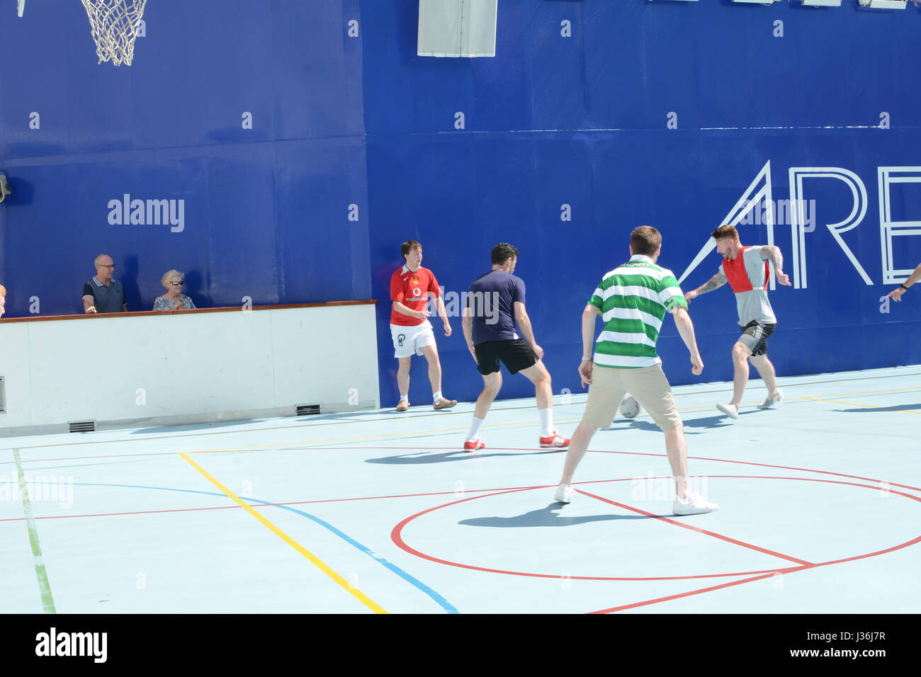 Football on cruise ship hi-res stock photography and images - Alamy