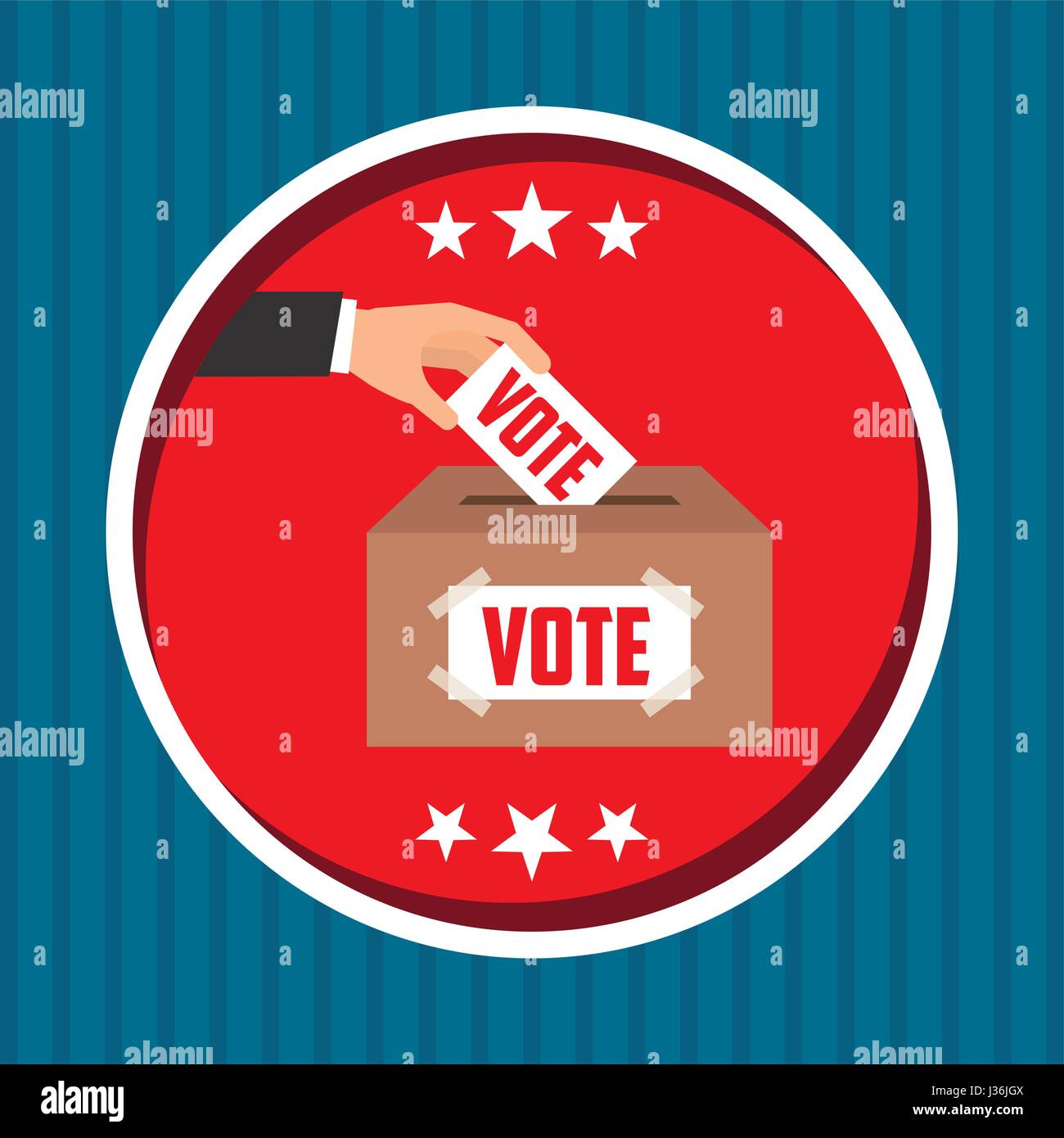 US presidential voting concept Stock Vector Image & Art - Alamy