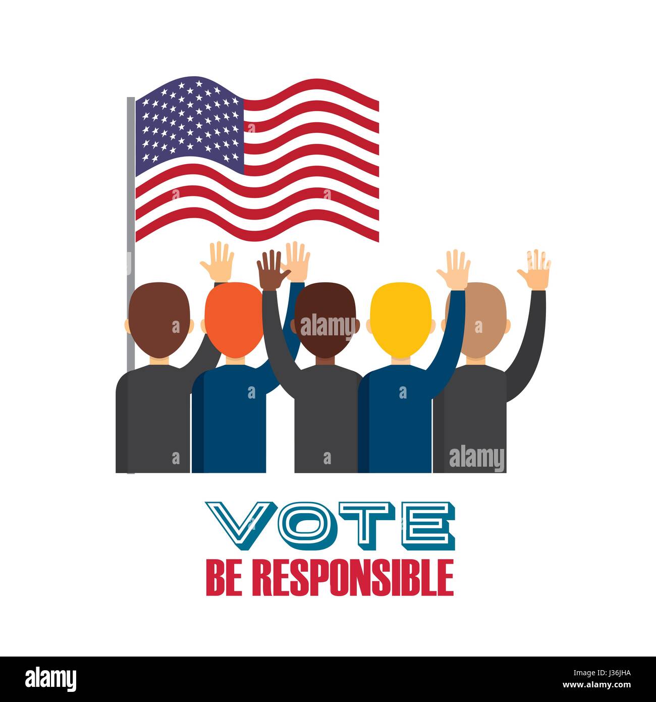 US presidential voting concept Stock Vector Image & Art - Alamy