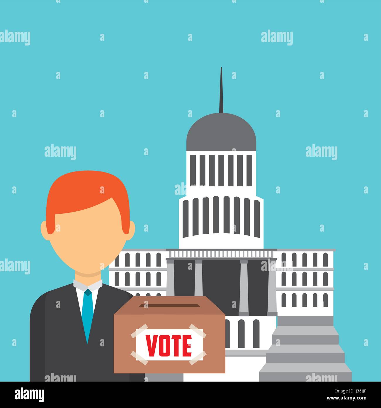 US presidential voting concept Stock Vector Image & Art - Alamy