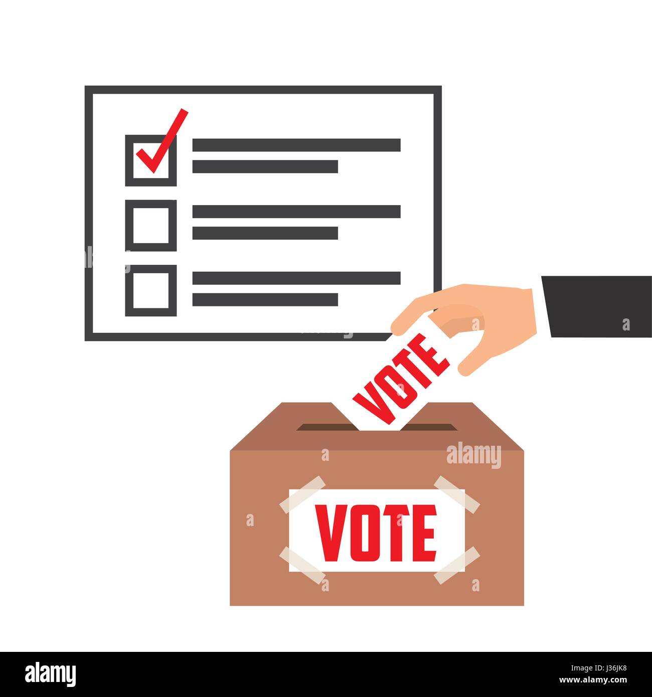 US presidential voting concept Stock Vector Image & Art - Alamy