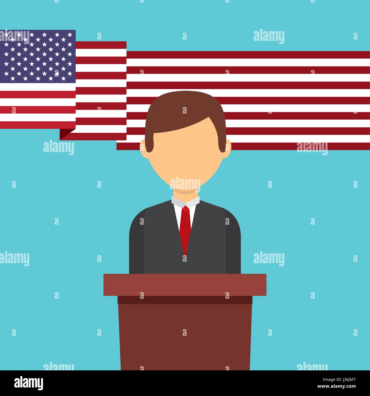 US presidential voting concept Stock Vector Image & Art - Alamy