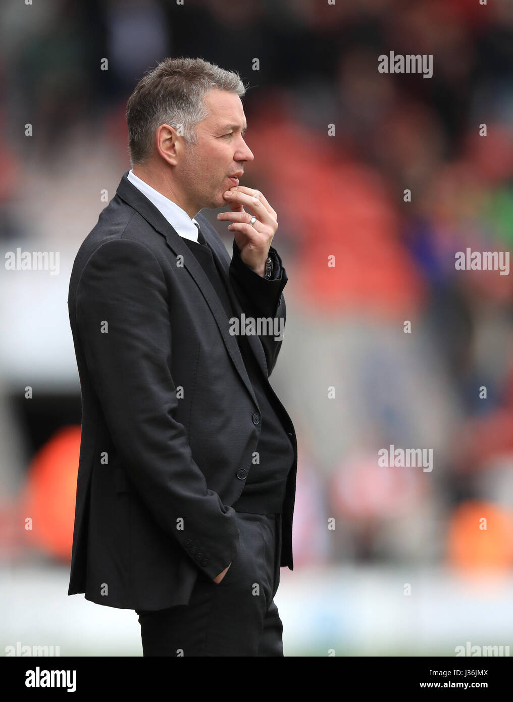 Doncaster Rovers' manager Darren Ferguson Stock Photo - Alamy