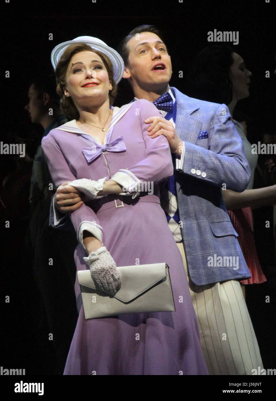 Clare Halse as Peggy Sawyer and Stuart Neal as Billy Lawler in a new ...