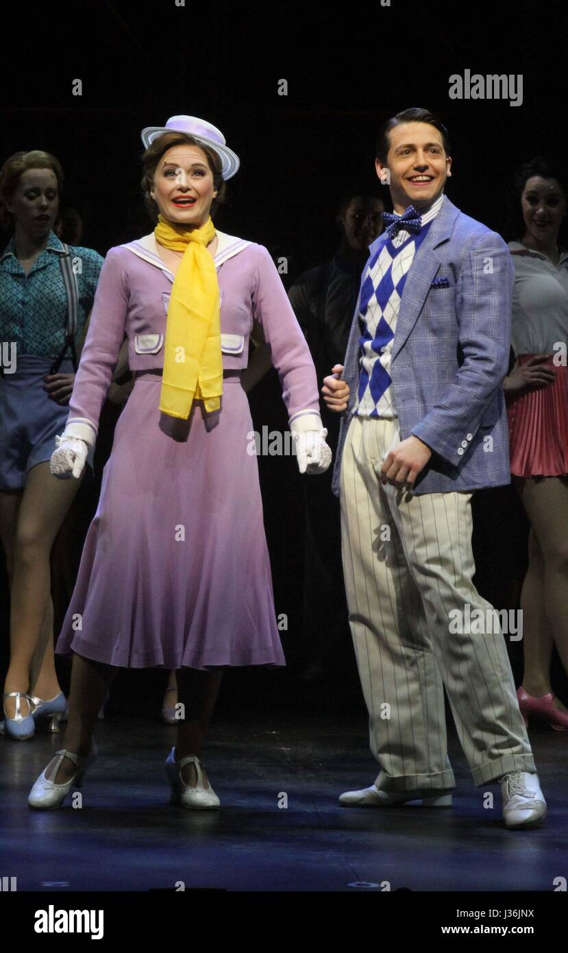 Clare Halse as Peggy Sawyer and Stuart Neal as Billy Lawler in a new ...